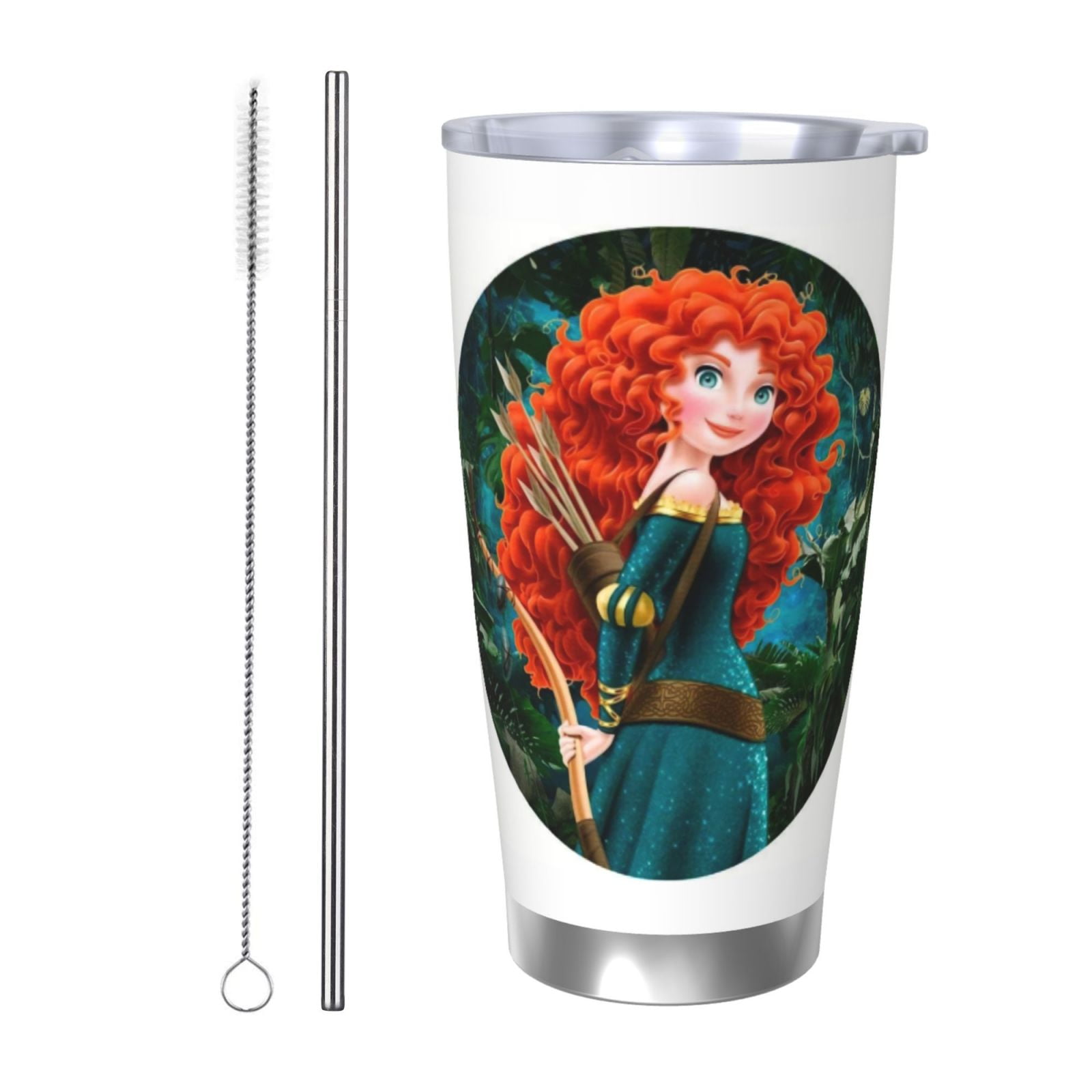 Disney-Brave Merida Water Bottle,Insulated Travel Coffee Mug,Stainless ...