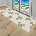 Disney Bravo Mickey Mouse Pop Art Modern Geometric Gray Indoor Area Rug ...