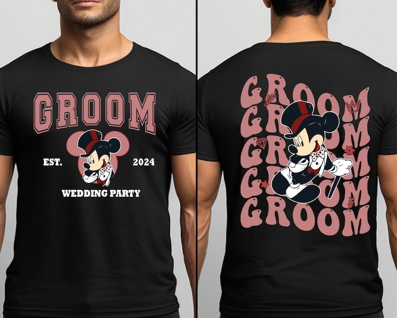 Disney Bride And Groom Shirt Disney Couple Shirt Disneyland Wedding