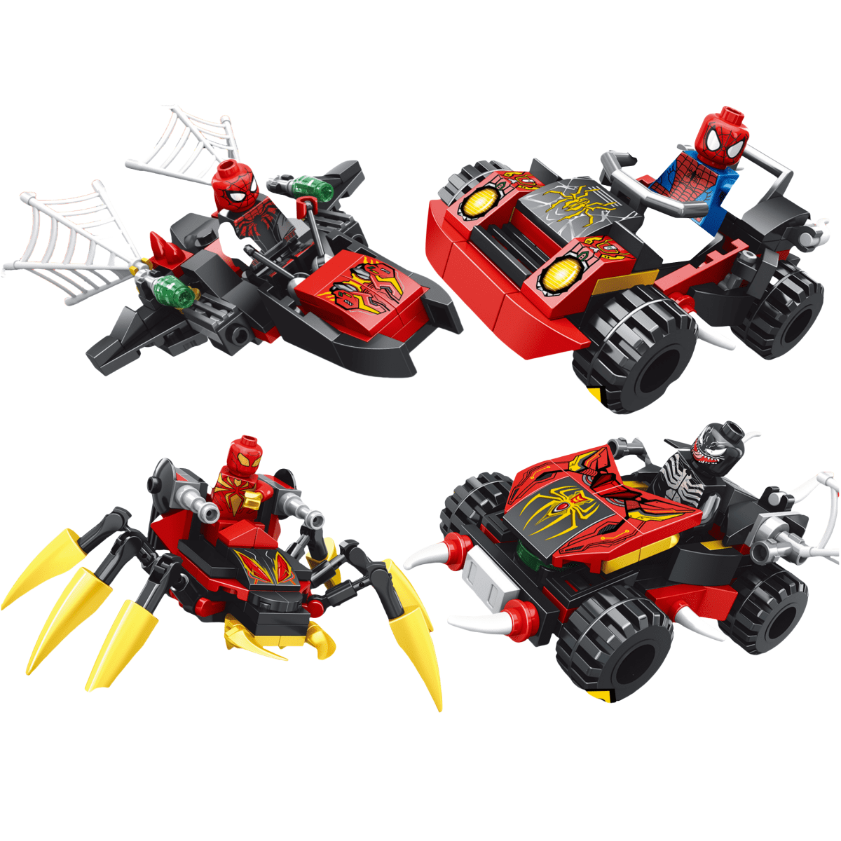 Disney Building Blocks Mini Model Figures Compatible Spiderman Iron Man ...