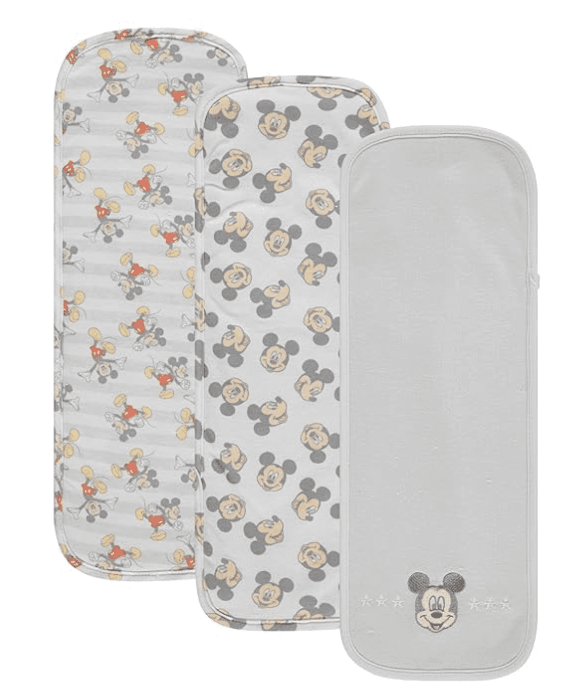 Disney Burp Cloths 3 Pack – 100% Cotton – Mickey Mouse, Minnie Mouse ...