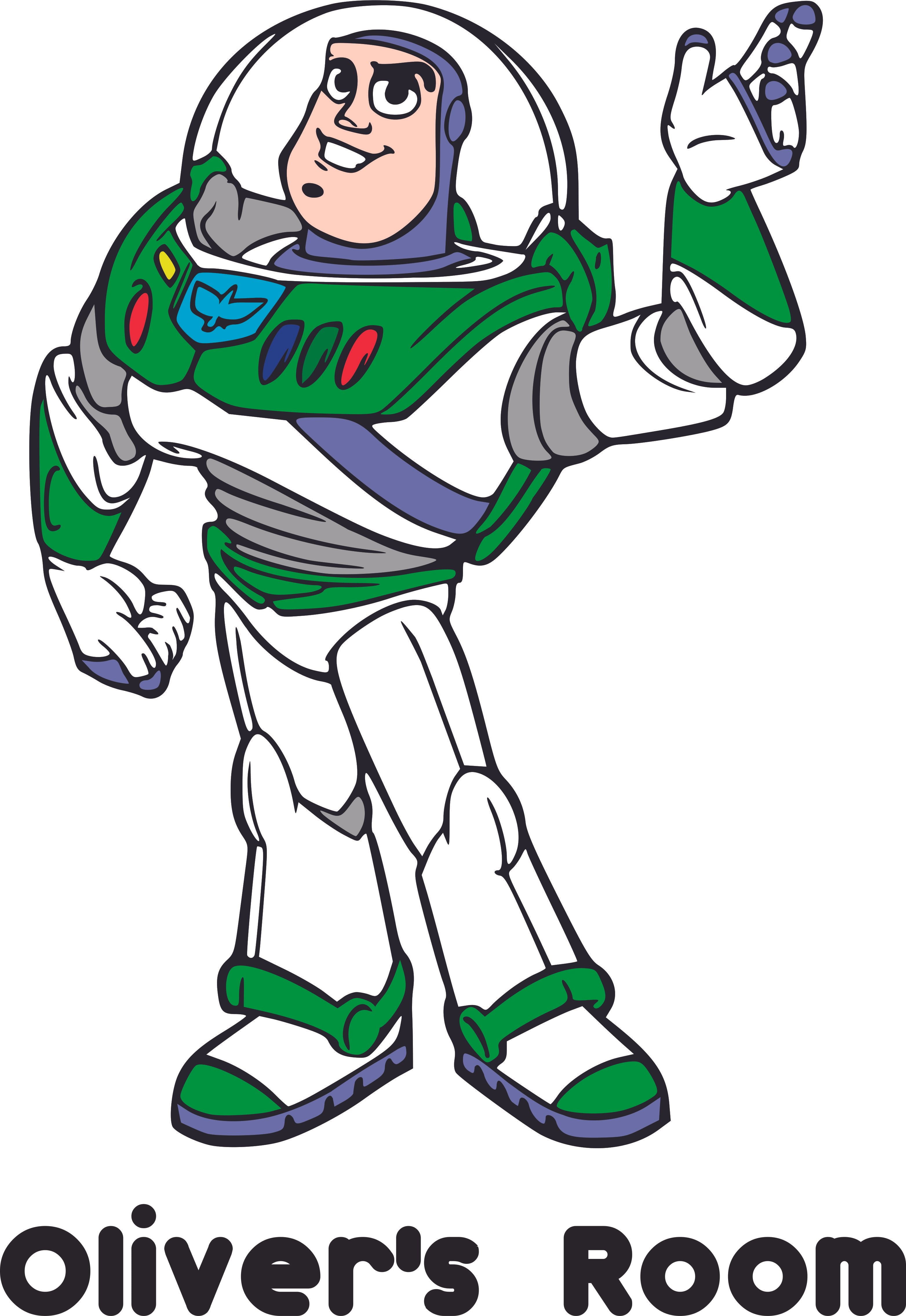 Disney Buzz Lightyear Toy Story Customized Wall Decal - Custom Vinyl ...