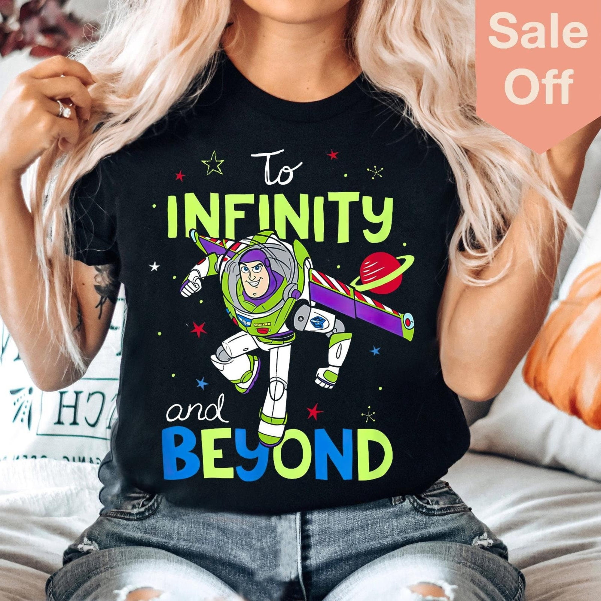 Disney Buzz To Infinity And Beyond Shirt Toy Story Buzz Lightyear T ...
