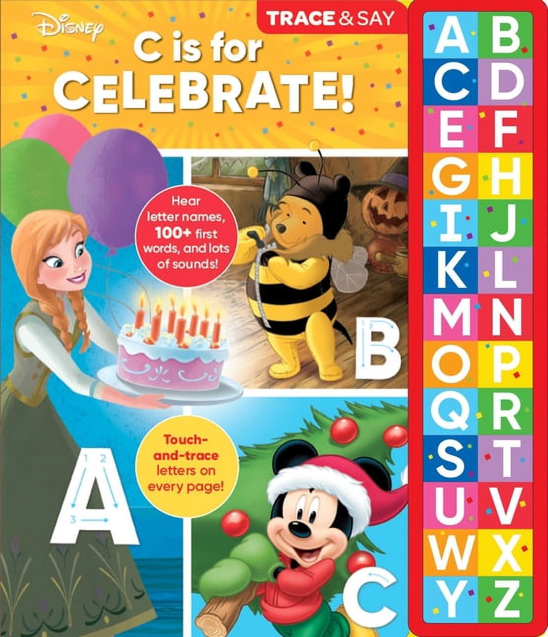 Disney: C Is for Celebrate! Trace & Say Sound Book (Other) - Walmart.com