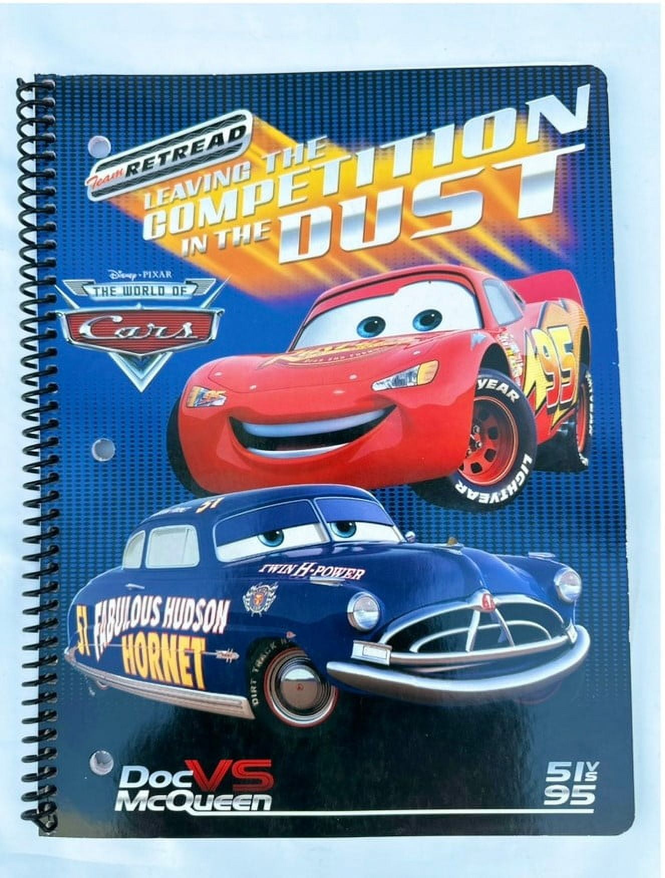 Disney CARS Leaving The Competition in the Dust Spiral Notebook ...