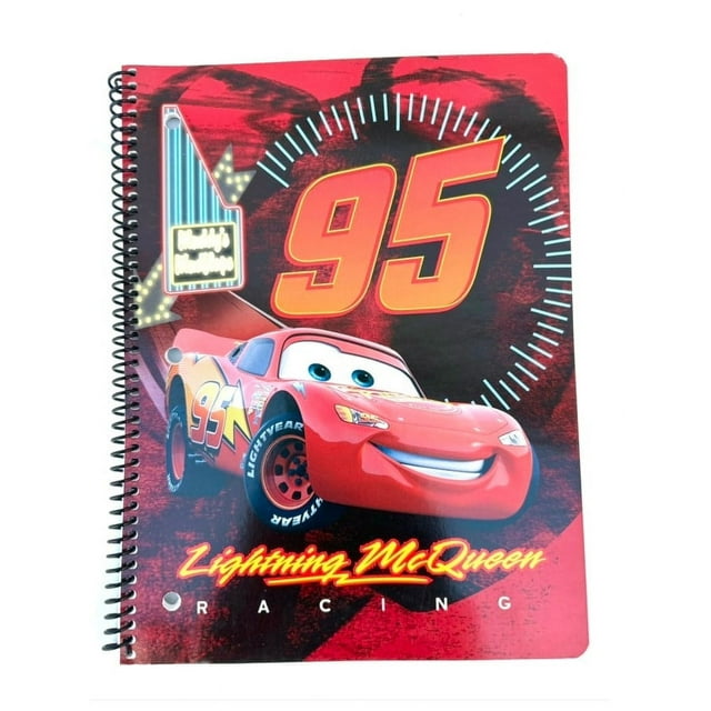 Disney CARS Lightning McQueen Racing Spiral Notebook - Walmart.com