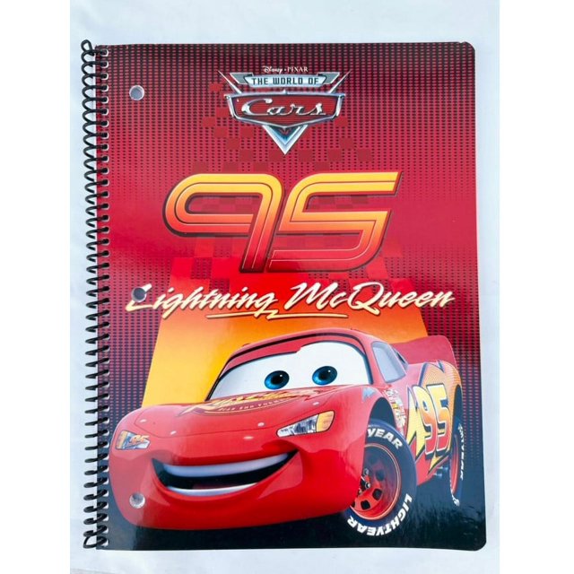 Disney CARS Lightning McQueen Spiral Notebook - Walmart.com