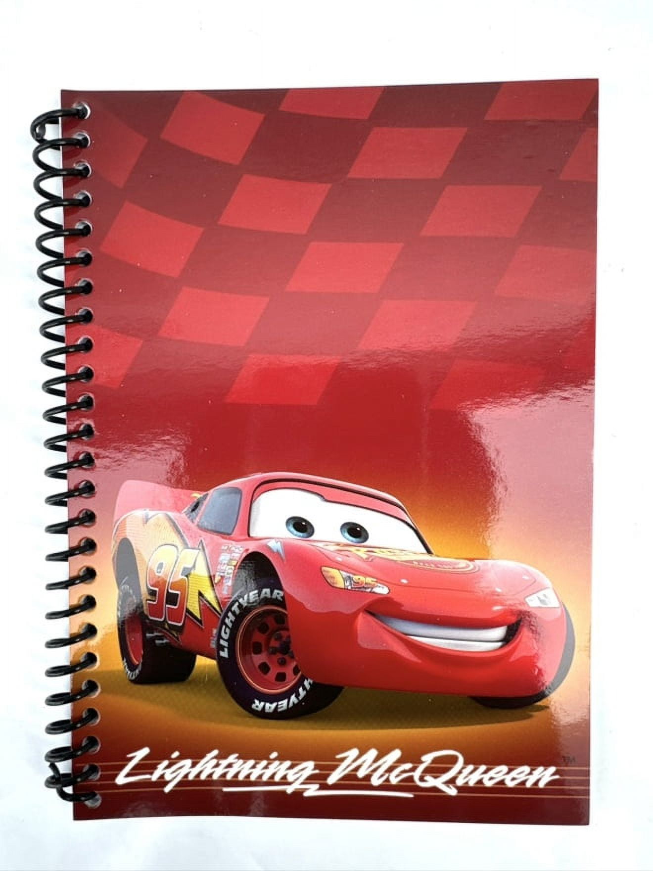 Disney CARS Lightning McQueen Spiral Notebook, 5" x 7", 50 Pages ...