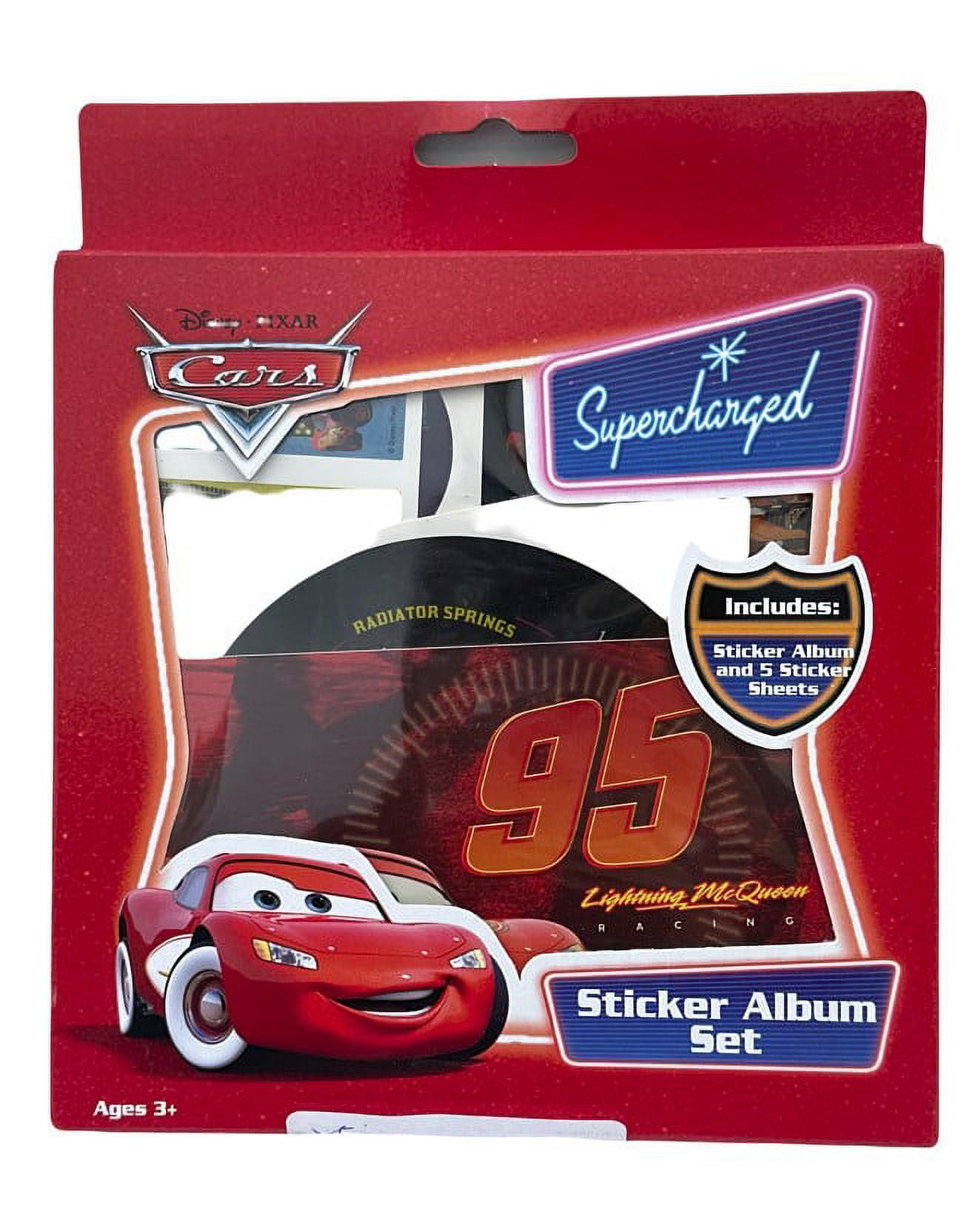 Disney CARS Sticker Album set - ( 5 sheets ) - Walmart.com
