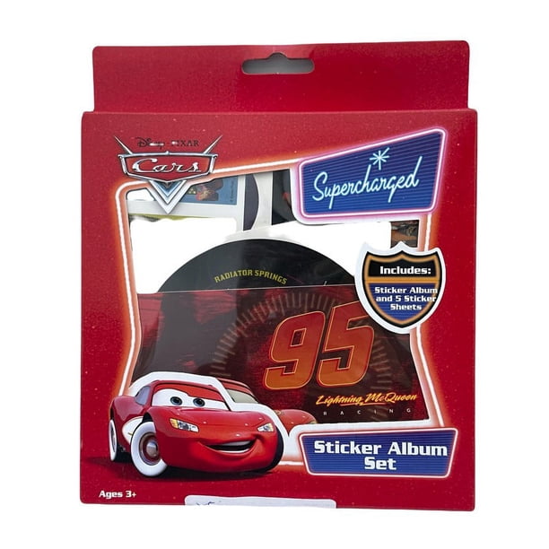 Disney CARS Sticker Album set - ( 5 sheets ) - Walmart Business Supplies