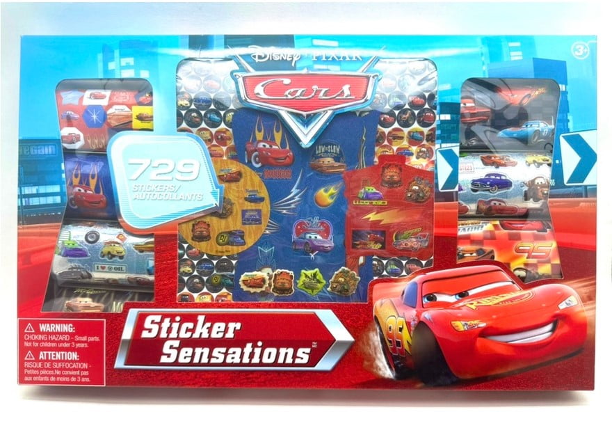 Disney CARS Sticker sensations pack of 729 stickers - Walmart.com