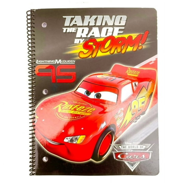 Disney CARS Taking the Race by Storm Spiral Notebook - Walmart Business ...