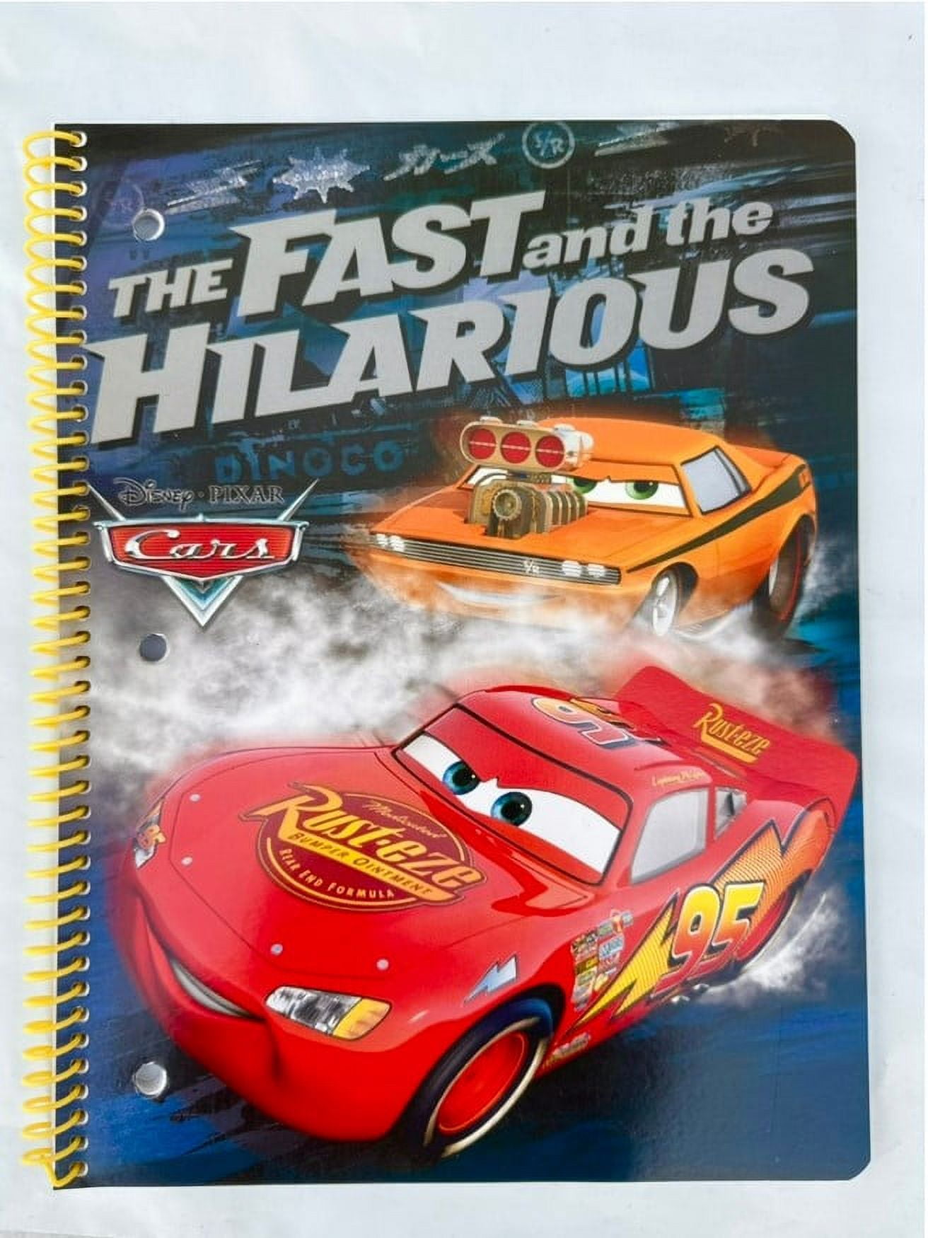 Disney CARS The Fast and the Hilarious Spiral Notebook - Walmart.com