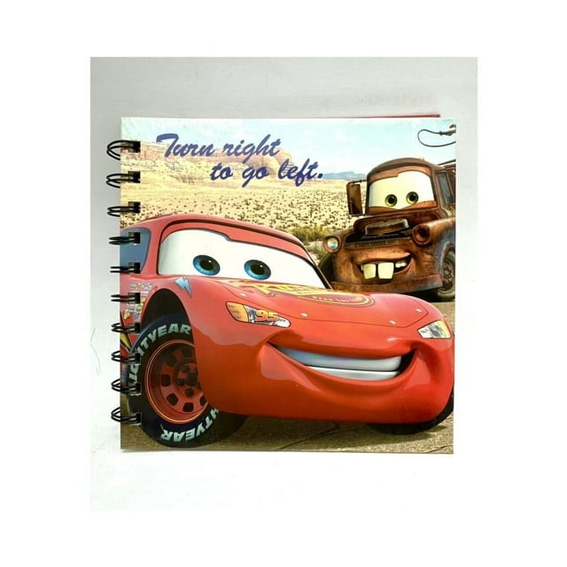 Disney CARS hardbound spiral notebook - Walmart.com