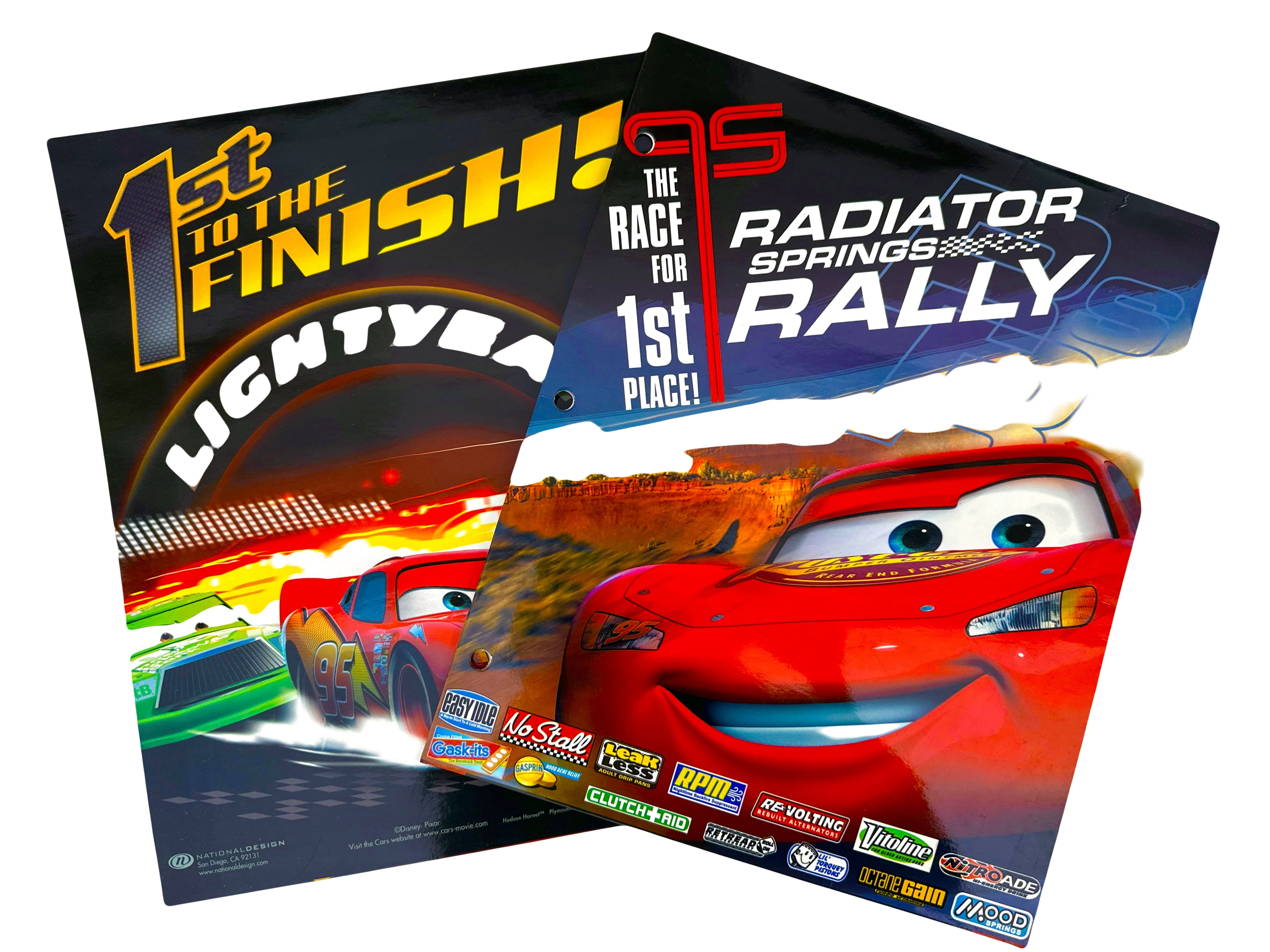 Disney CARS set of 2 school pocket folders - Walmart.com