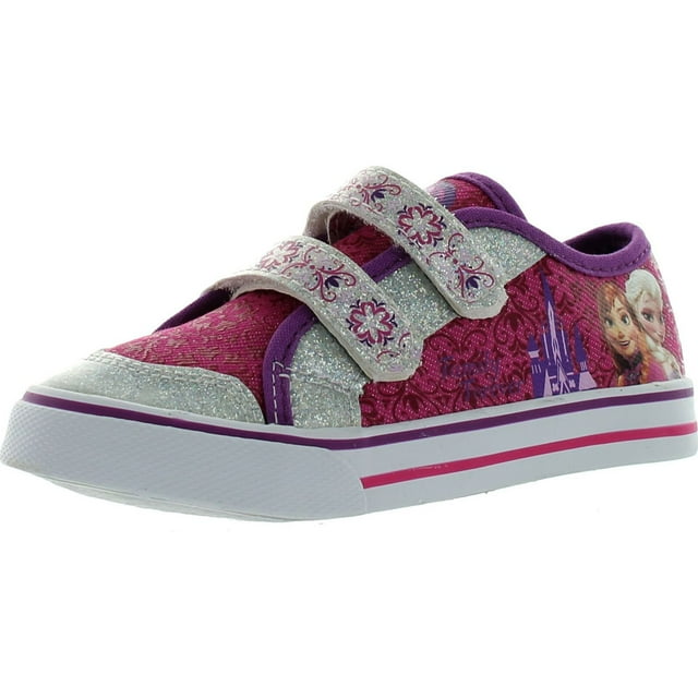 Disney CH10883B Girls Frozen Elsa and Anna Sneakers - Walmart.com