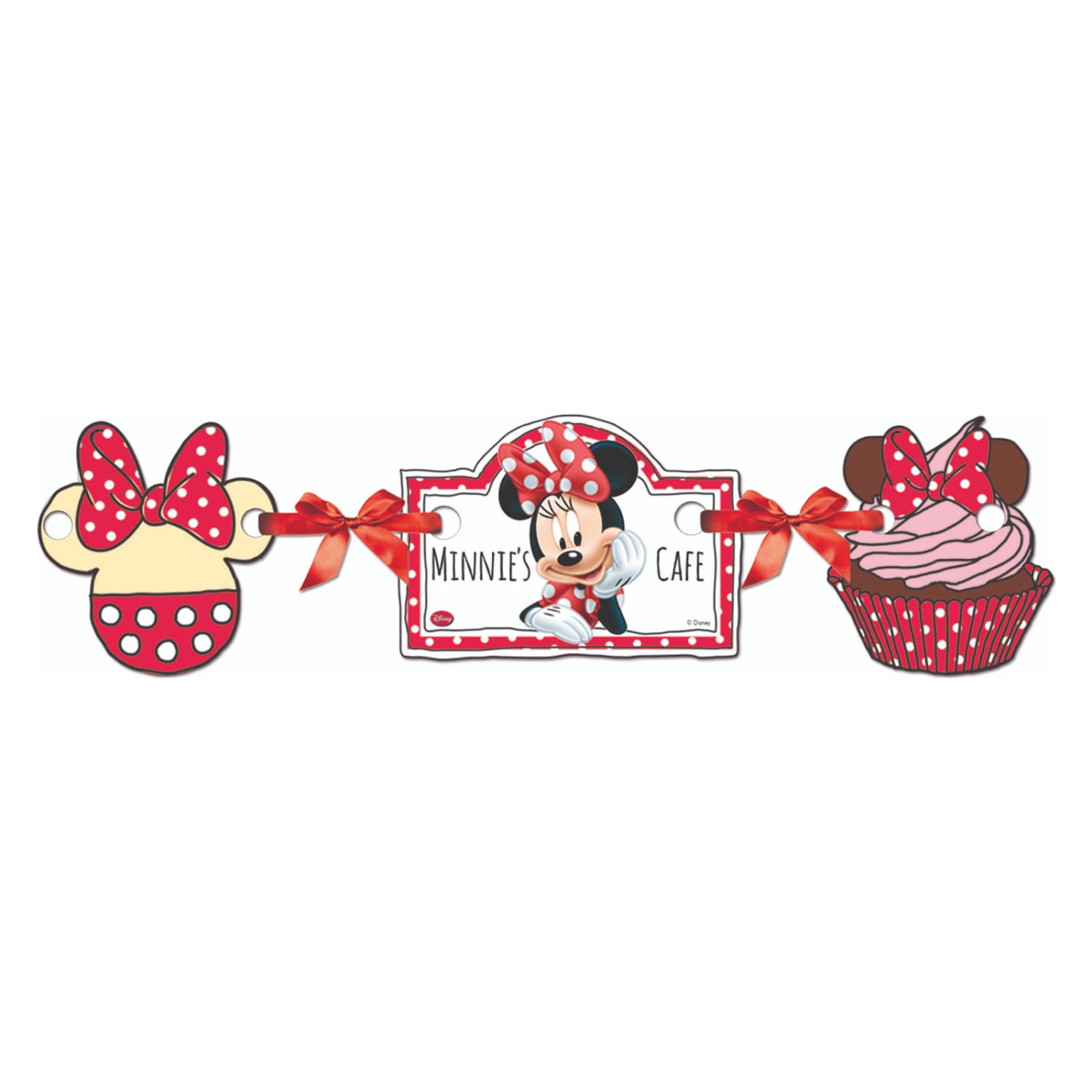 Disney Cafe Minnie Mouse Banner - Walmart Business Supplies