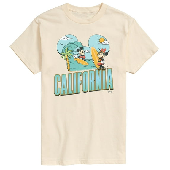 Disney - Cali Mickey Ears - Men's Short Sleeve Graphic T-Shirt ...