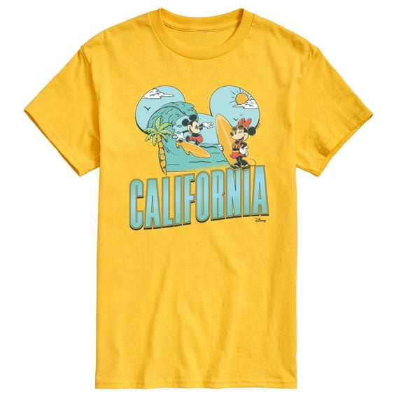 Disney - Cali Mickey Ears - Men's Short Sleeve Graphic T-Shirt ...