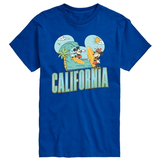 Disney - Cali Mickey Ears - Men's Short Sleeve Graphic T-Shirt ...