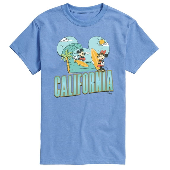Disney - Cali Mickey Ears - Men's Short Sleeve Graphic T-Shirt ...