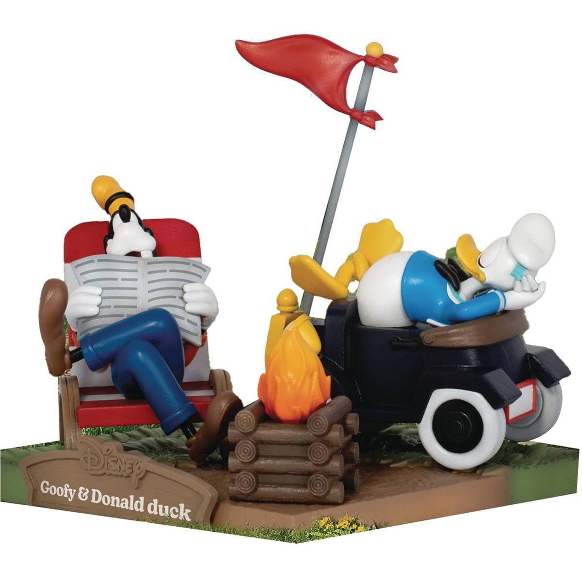 Disney Campsites Series Goofy and Donald Duck DS-145 D-Stage Statue ...