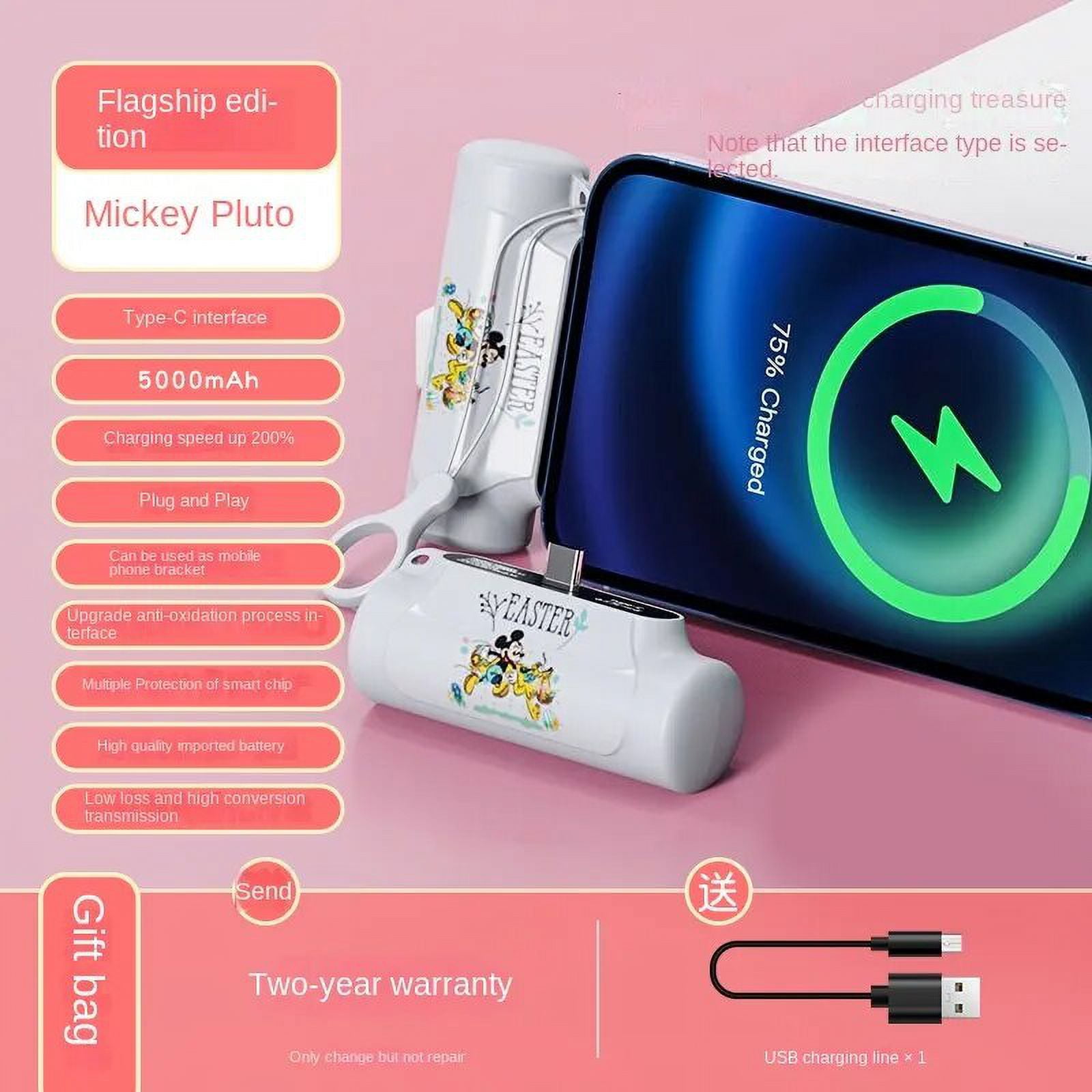 Disney Capsule Power Bank Genuine 2023 New Ultra-thin Cute Small ...