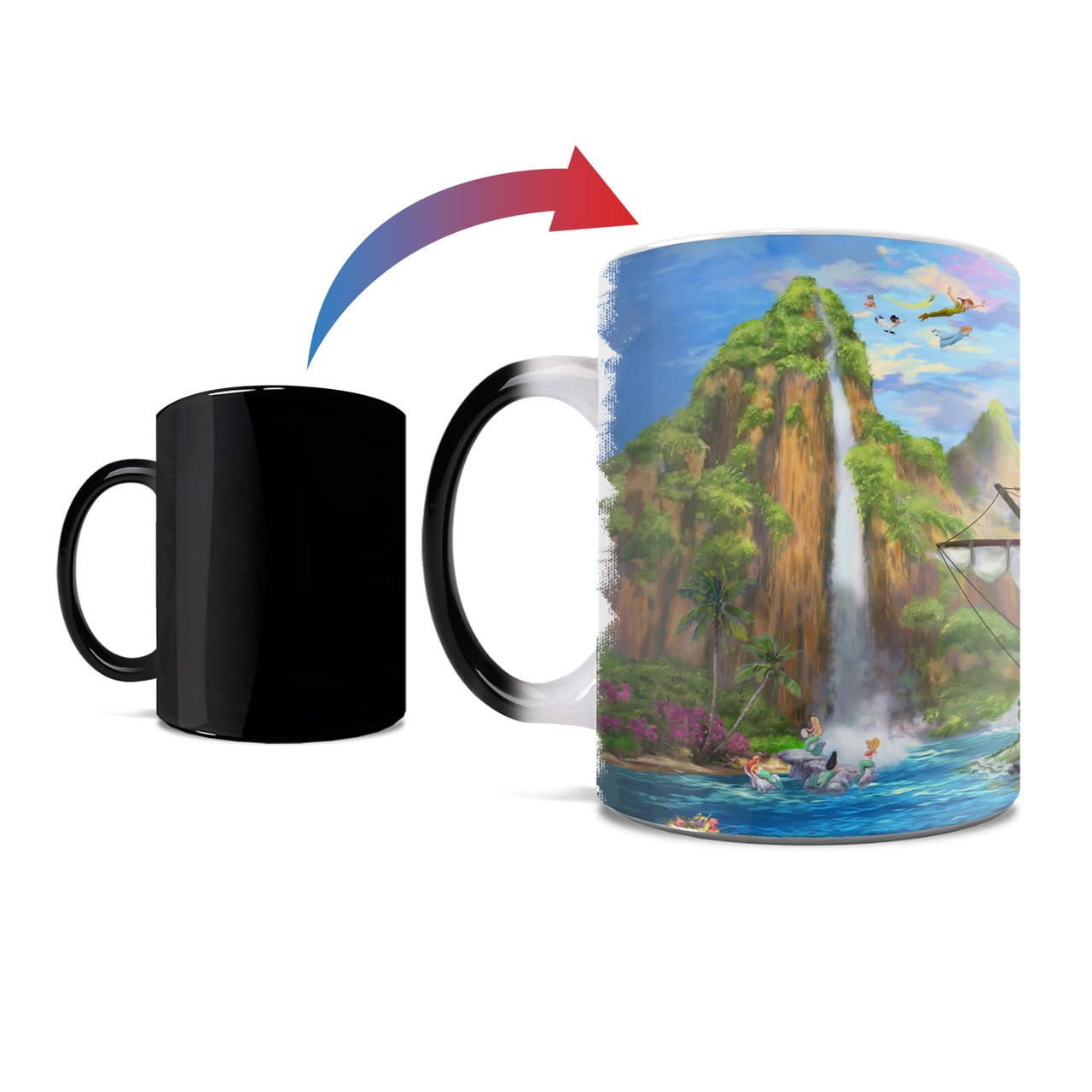 Disney (Captain Hook's Never Land Voyage) Morphing Mugs® Heat-Sensitive ...