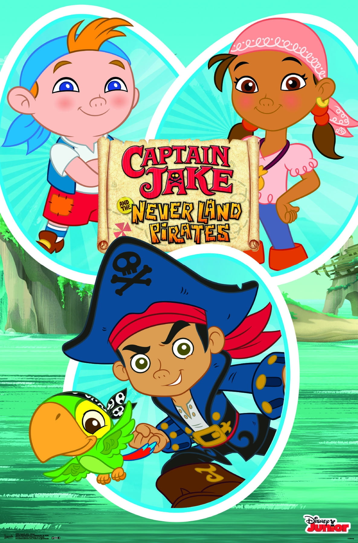 Disney Captain Jake - Group Wall Poster, 22.375" x 34" - Walmart.com