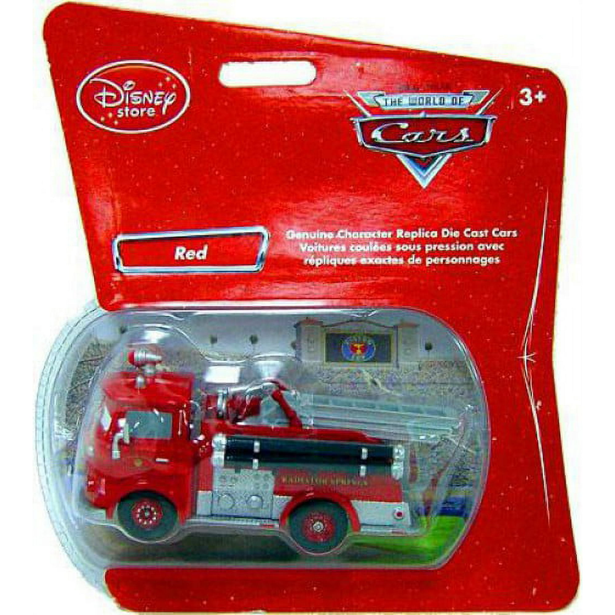 Disney Cars Red Fire Truck