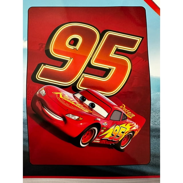 Disney Cars 95 Super Soft Twin Size Plush Blanket 60"x80" - Walmart.com