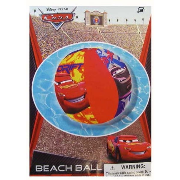 Disney Cars Beach Ball - Pixar Cars Beach Ball (20 Inch) - Walmart ...