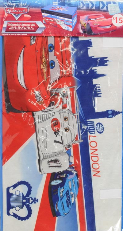 Disney Cars Blue Collapsible Storage Trunk - Walmart.com