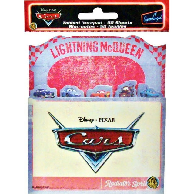 Disney Cars Cars Tabbed Notepad - Walmart.com
