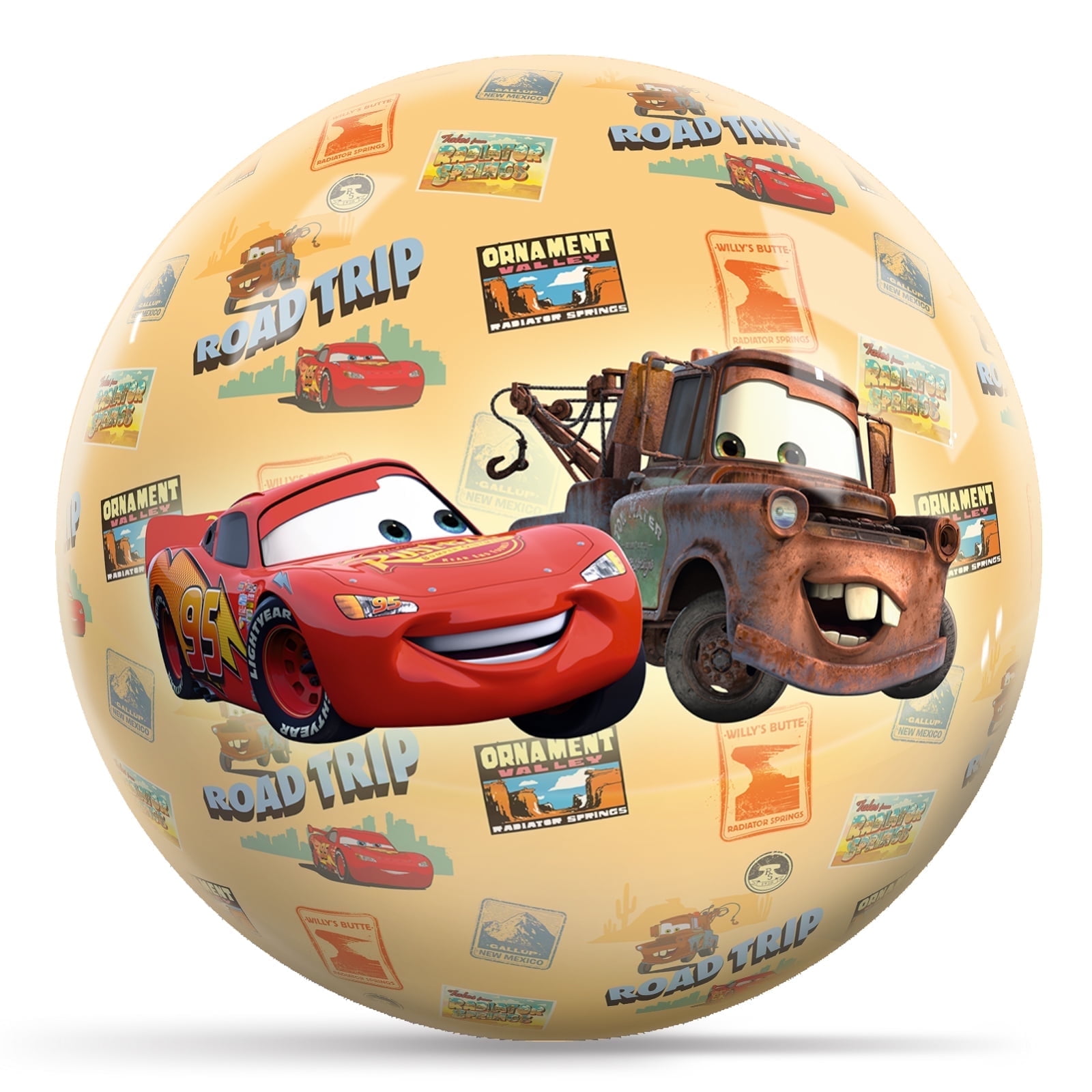 Disney Cars Characters Undrilled Bowling Ball 6lb - Walmart.com