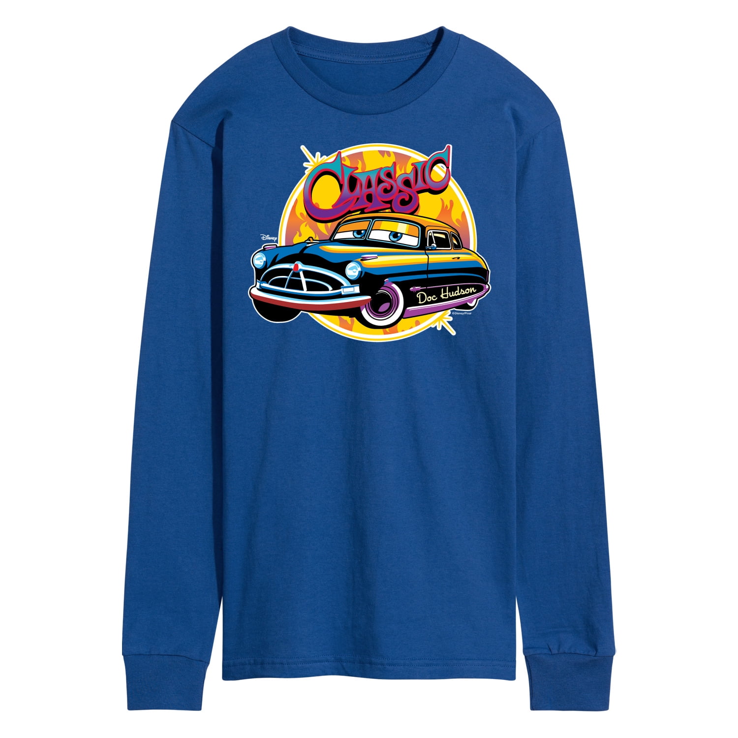 Disney Cars - Classic Doc Hudson Car Show Ready - Men's Long Sleeve T ...
