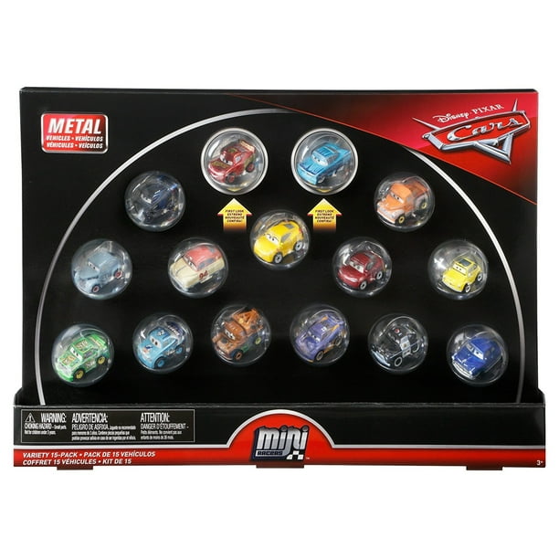 Disney Cars Die Cast Mini Racers Variety Car 15-Pack [with Rusteze ...