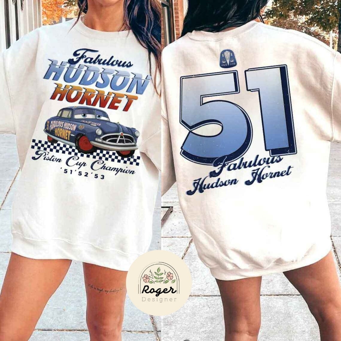 Disney Cars Doc Hudson Shirt, Lightning Mcqueen Doc Hudson 51 Piston ...
