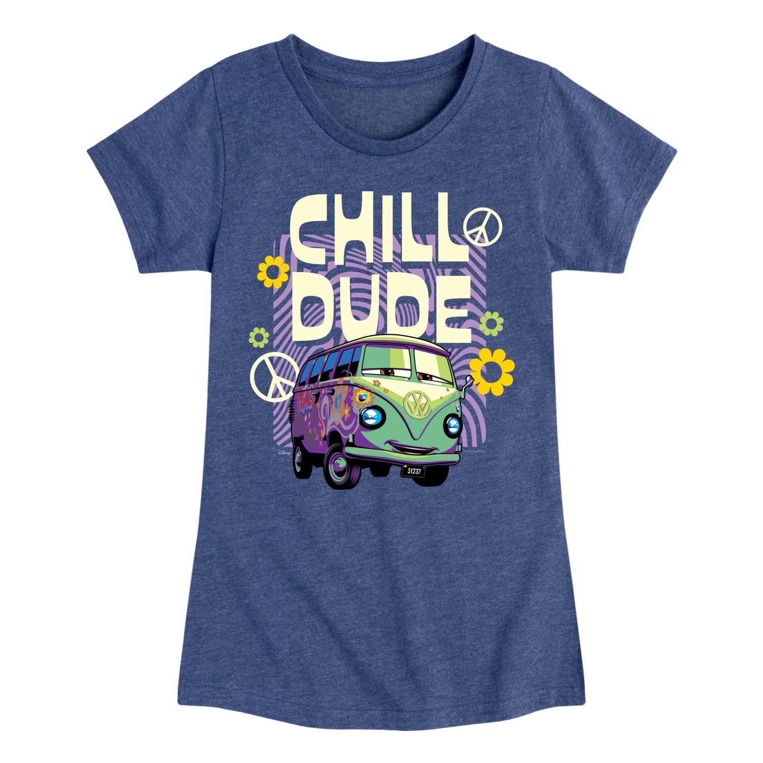 Disney Cars - Filmore Says Chill Dude - Toddler & Youth Girls Short ...