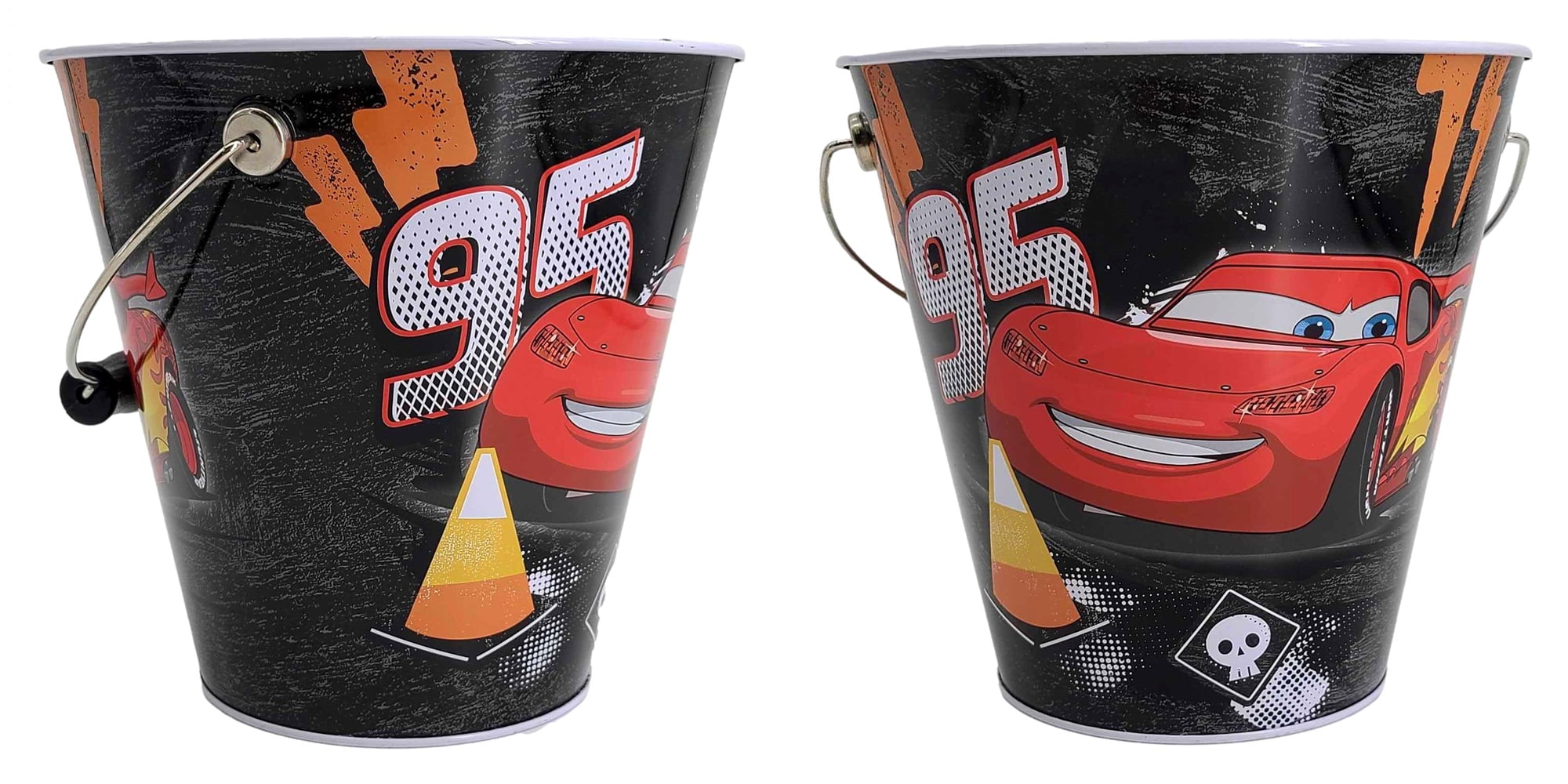 Disney Cars Halloween Candy Buckets Set of 2 Metal Pail 7 Inch with ...