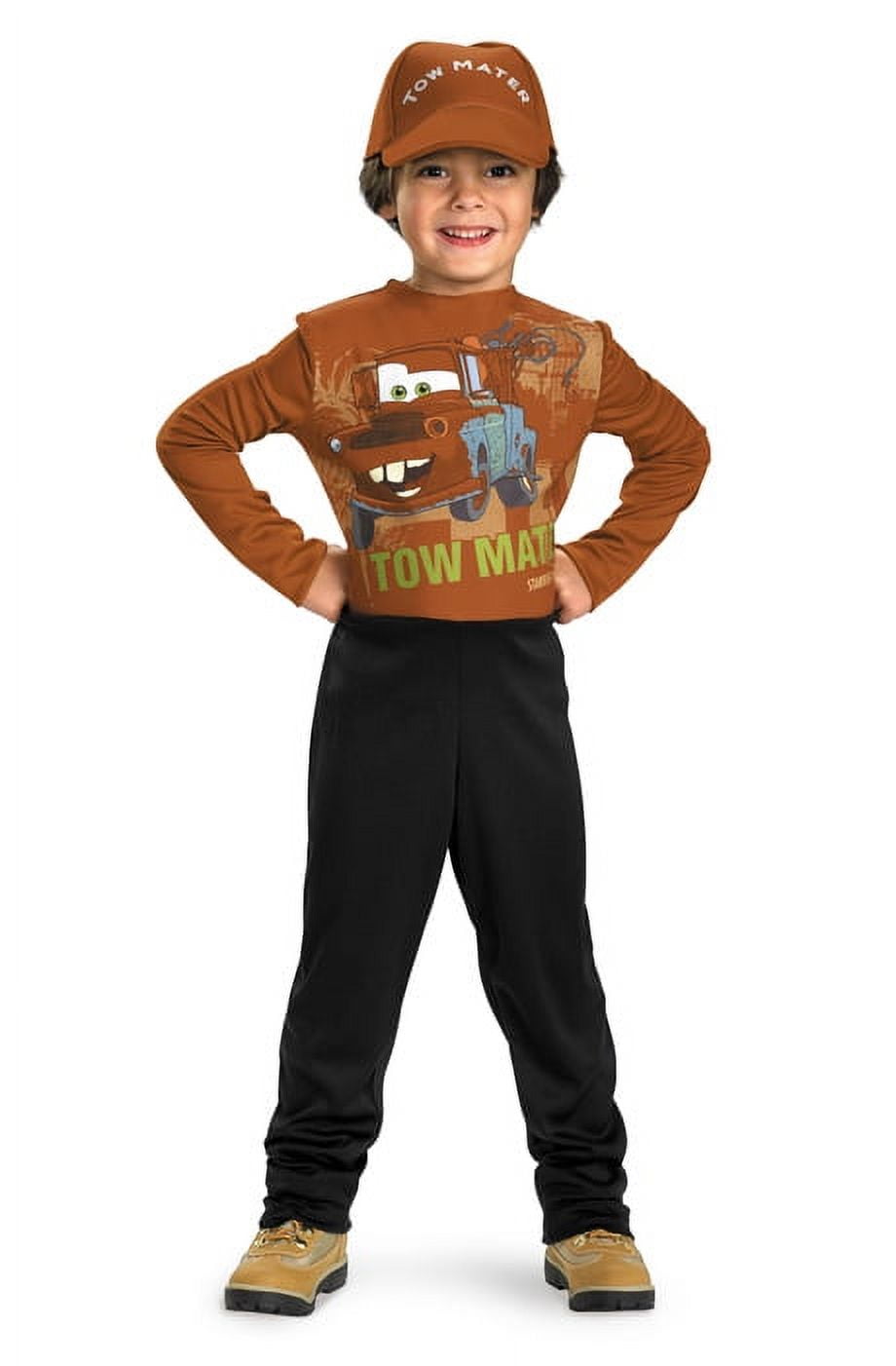 Disney Cars Kids Boys & Girls Tow Mater Costume Medium (7-8) - Walmart.com