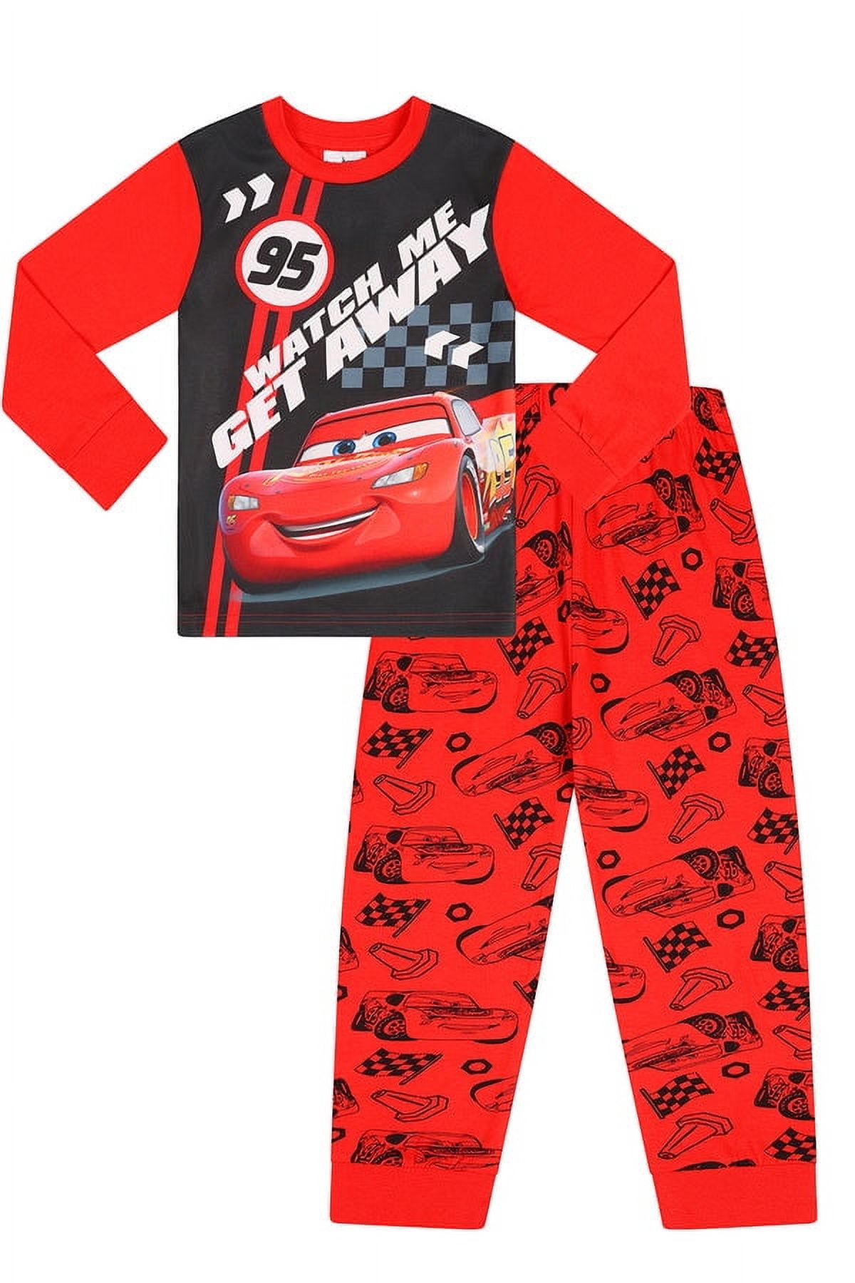 Disney Cars Lightning McQueen 3D Over Print Pajamas Set, Custom Kid ...
