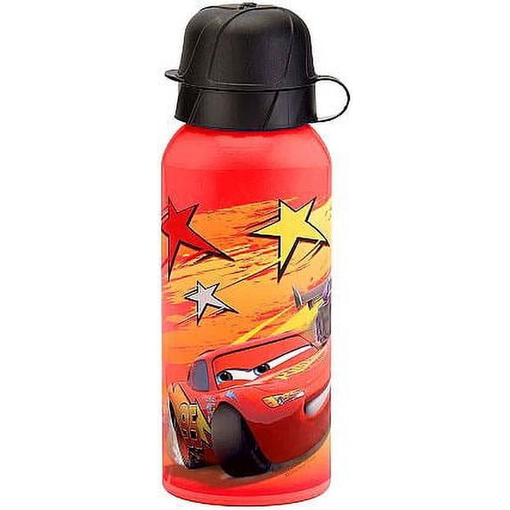 Zak Designs Disney Cars Lightning McQueen 13 Oz Aluminum Water Bottle ...