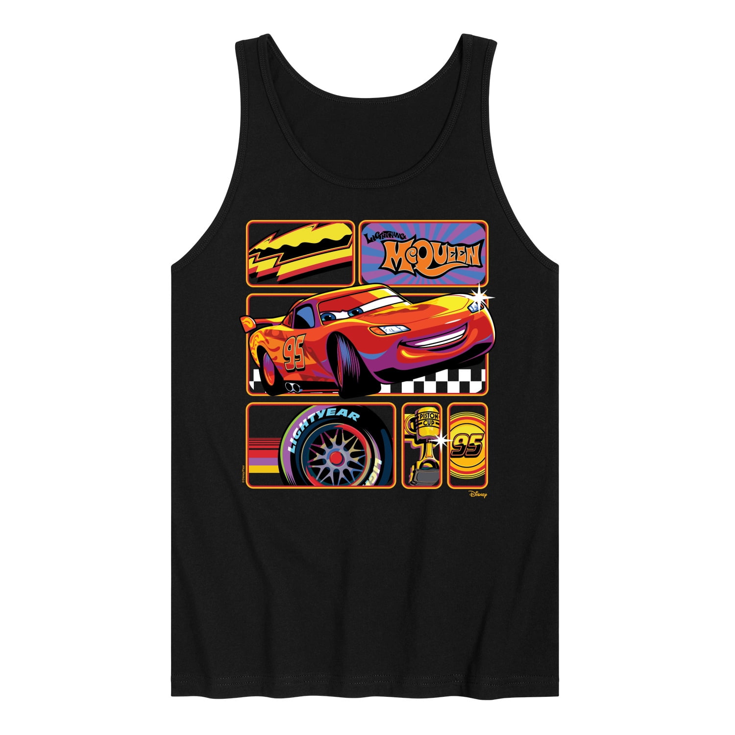 Disney Cars - Lightning McQueen Best Trophies - Men's Jersey Tank Top ...