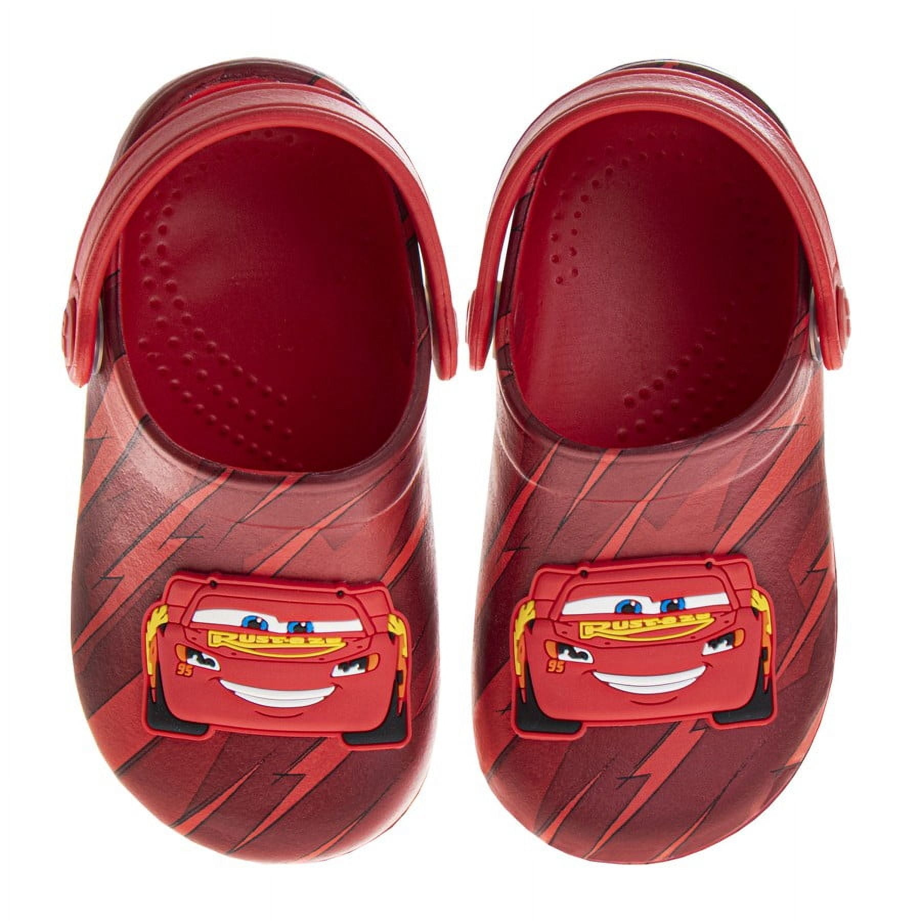 Disney Cars Lightning Mcqueen Boys Clogs. (Toddler Little Kids), Red ...