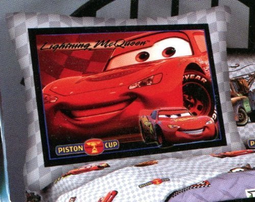 Disney Cars Lightning McQueen Piston Cup Pillow Sham - Walmart.com