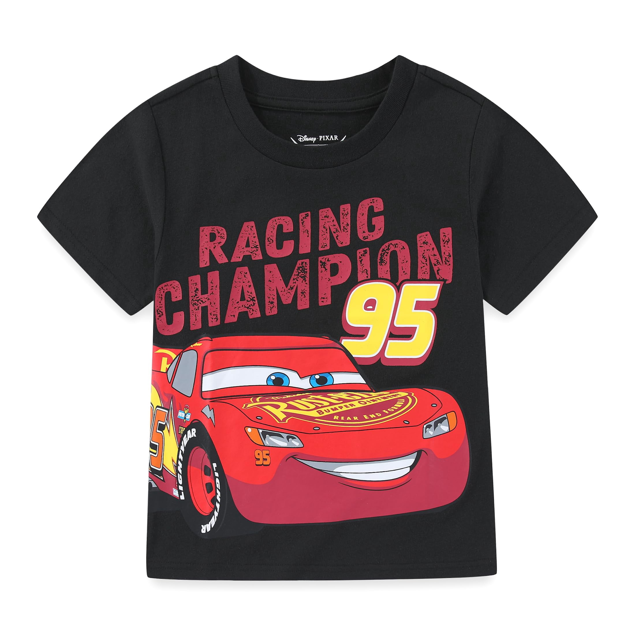 Disney Cars Lightning McQueen Short Sleeve T-Shirt (Boys), Sizes 2T-7 ...
