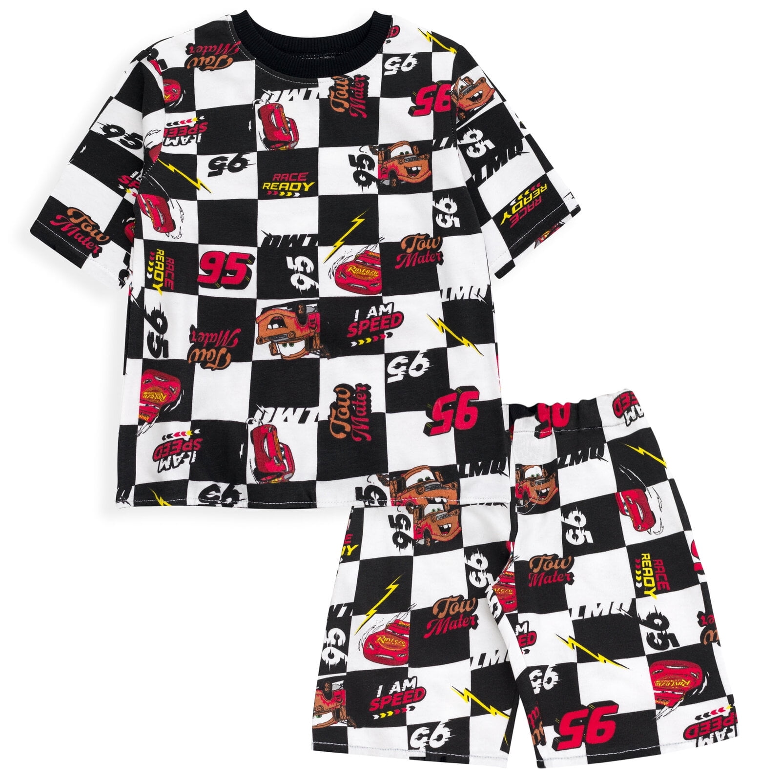 Disney Toddler Lightning McQueen Tow Mater Cars French Terry Drop ...