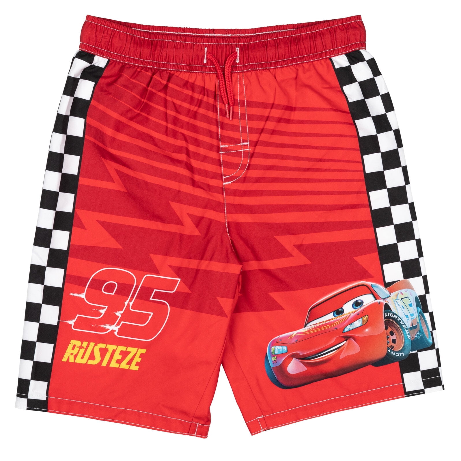 Disney Cars Lightning McQueen UPF 50+ Swim Trunks Infant to Little Kid ...