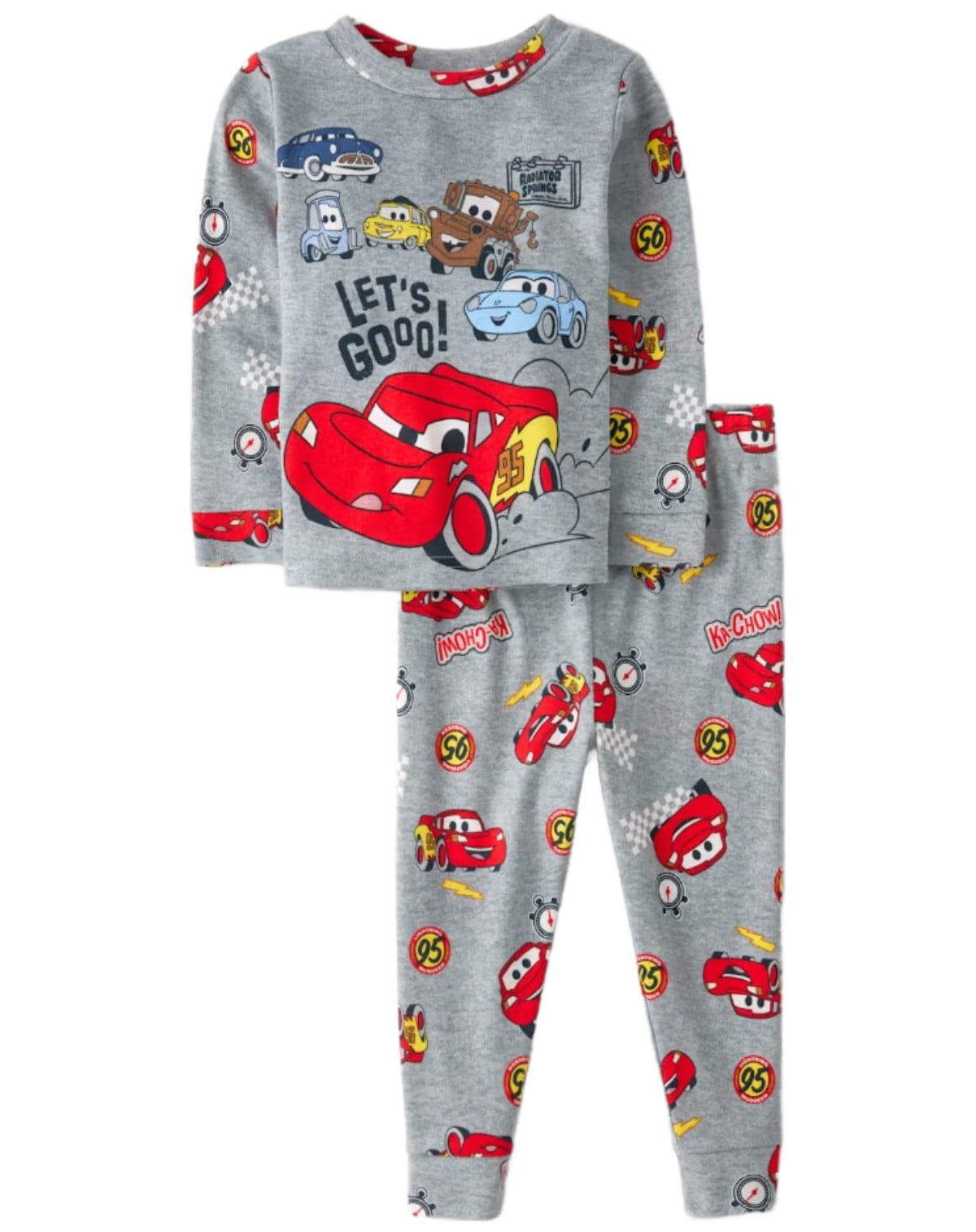 Disney Cars Lightning McQueen and Characters Toddler Boy's Cotton ...